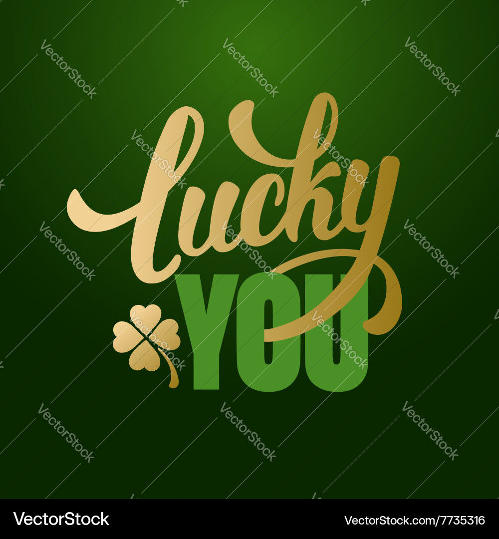 Good luck Royalty Free Vector Image - VectorStock