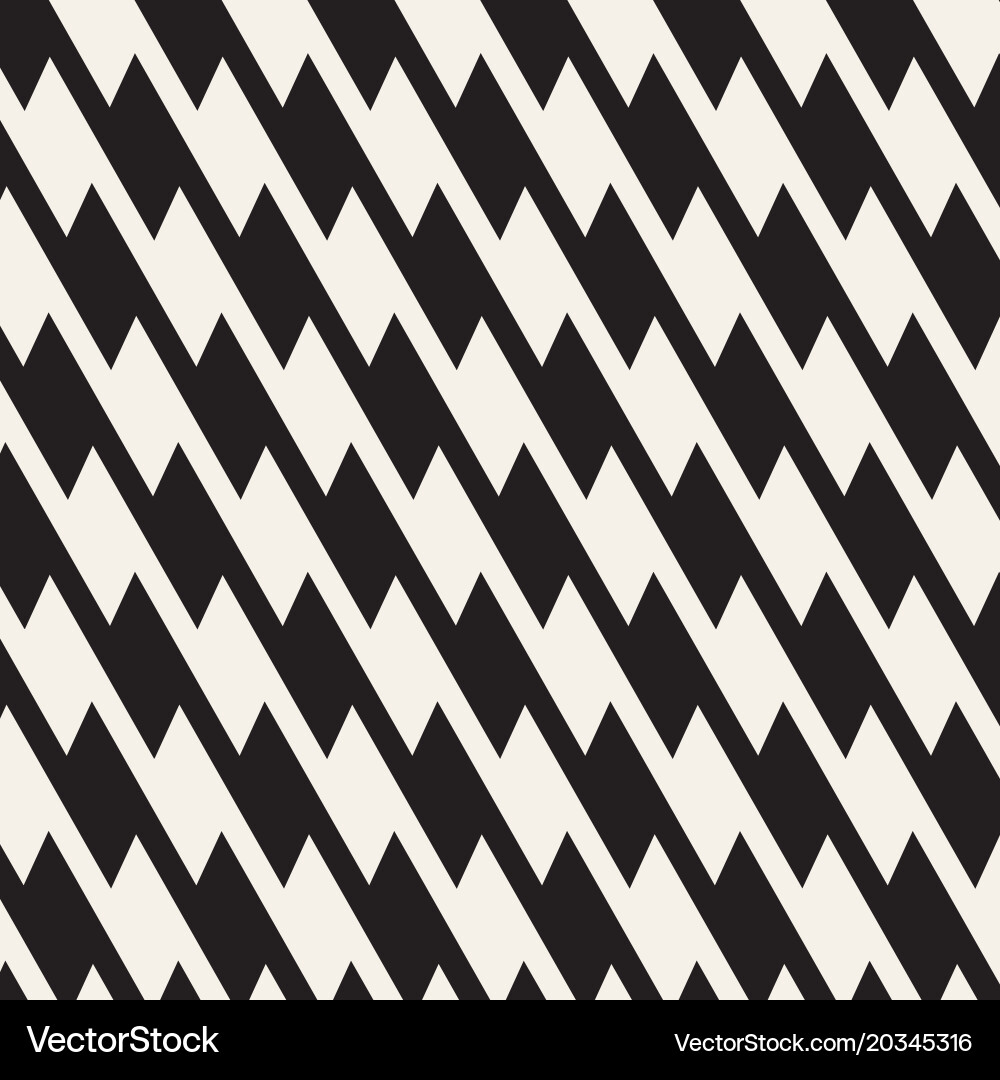 Jagged Zigzag Pattern Royalty Free Vector Image
