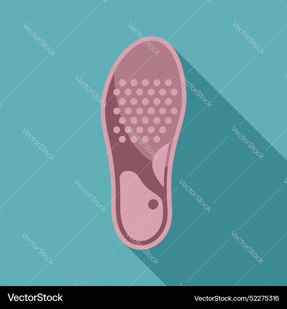 Orthopedic insole providing support and comfort Vector Image