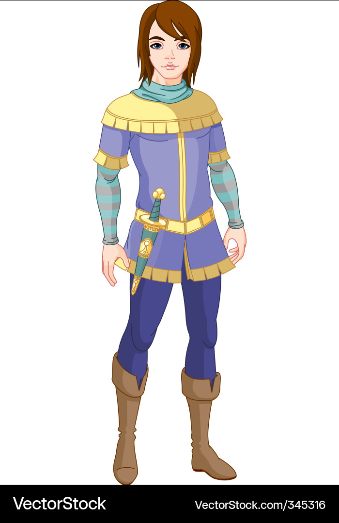 Prince charming Royalty Free Vector Image - VectorStock