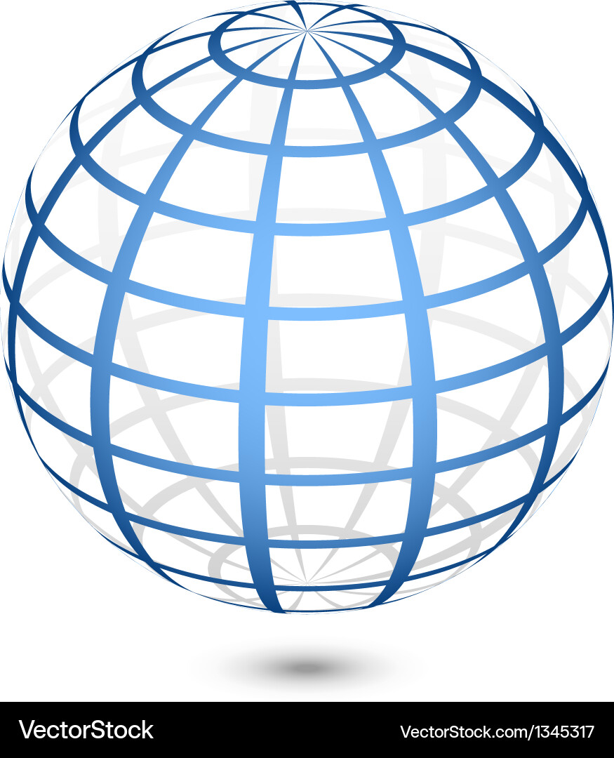 Global Sphere Icon Royalty Free Vector Image - VectorStock