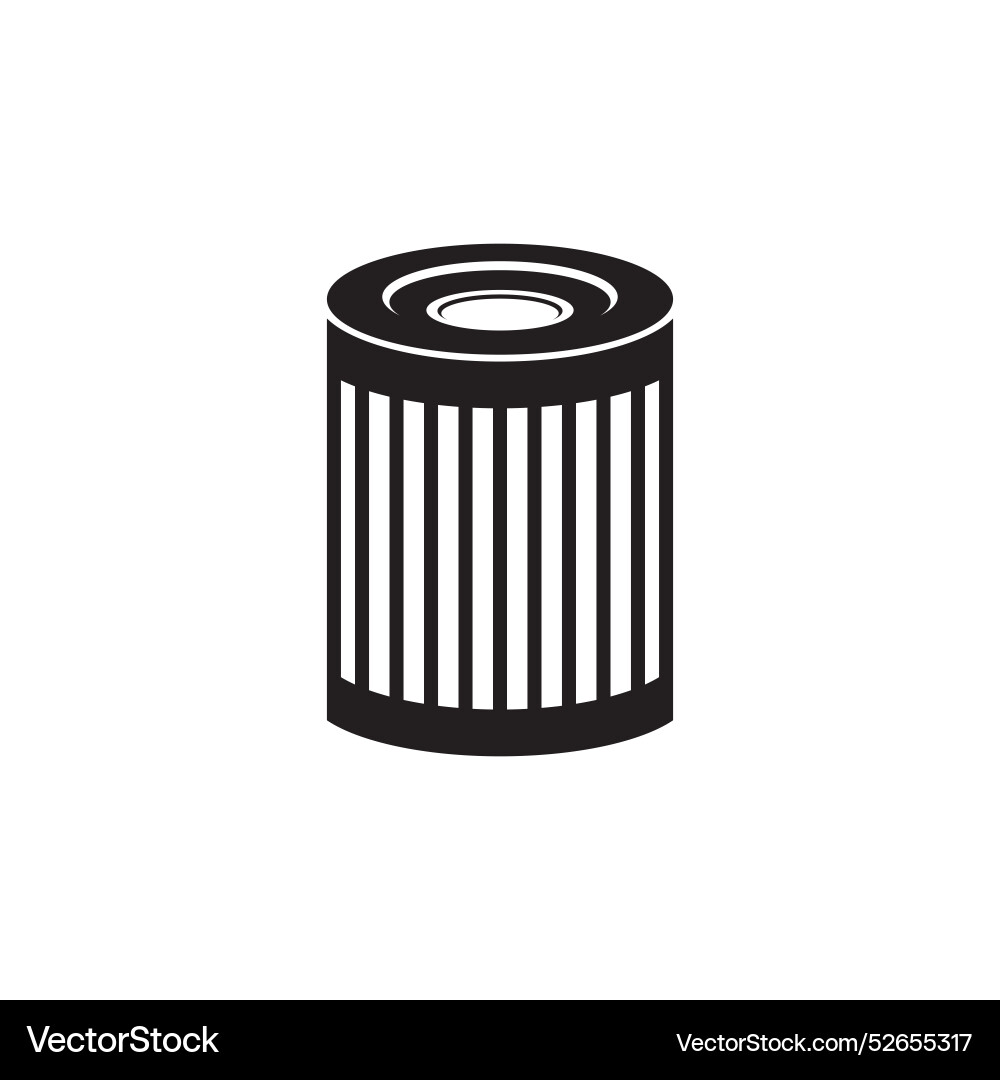 Oil filter icon Royalty Free Vector Image - VectorStock