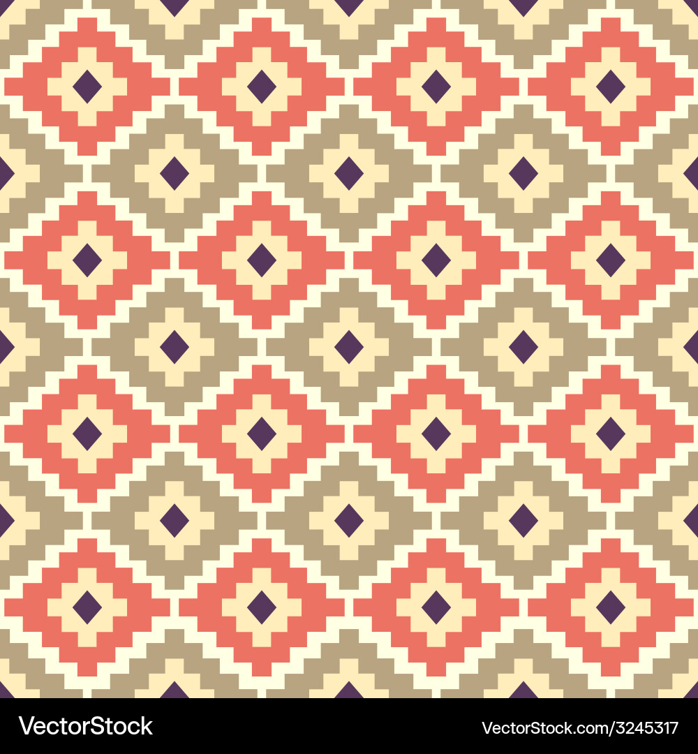 Seamless aztec pattern Royalty Free Vector Image
