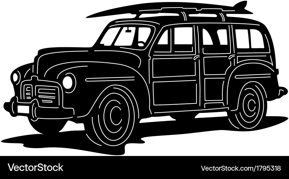 Great detailed car Royalty Free Vector Image - VectorStock