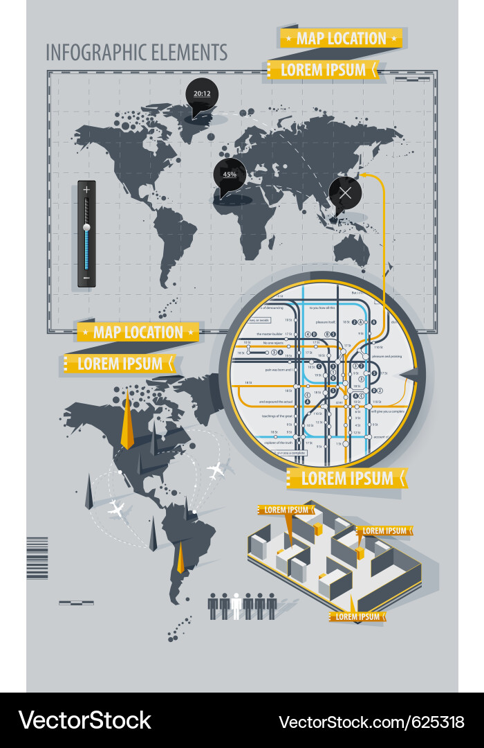 Metro Infographic Vector Images (over 1,200)