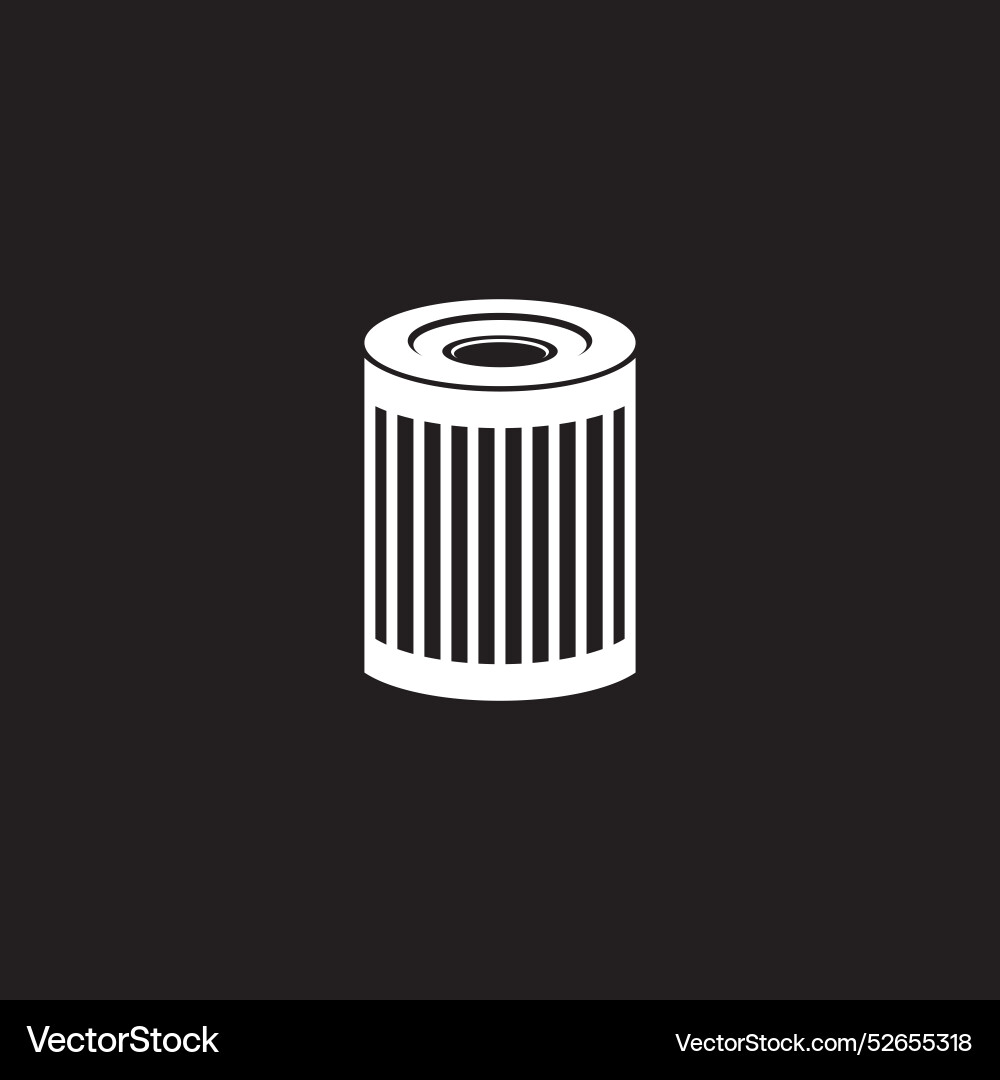 Oil filter icon Royalty Free Vector Image - VectorStock