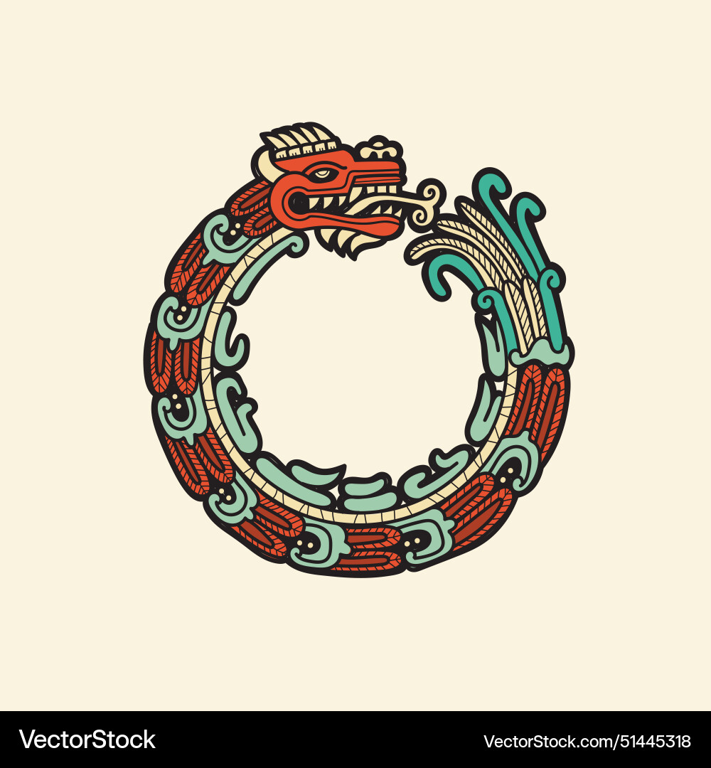 Quetzalcoatl Aztec Mayan Vector Images (66)
