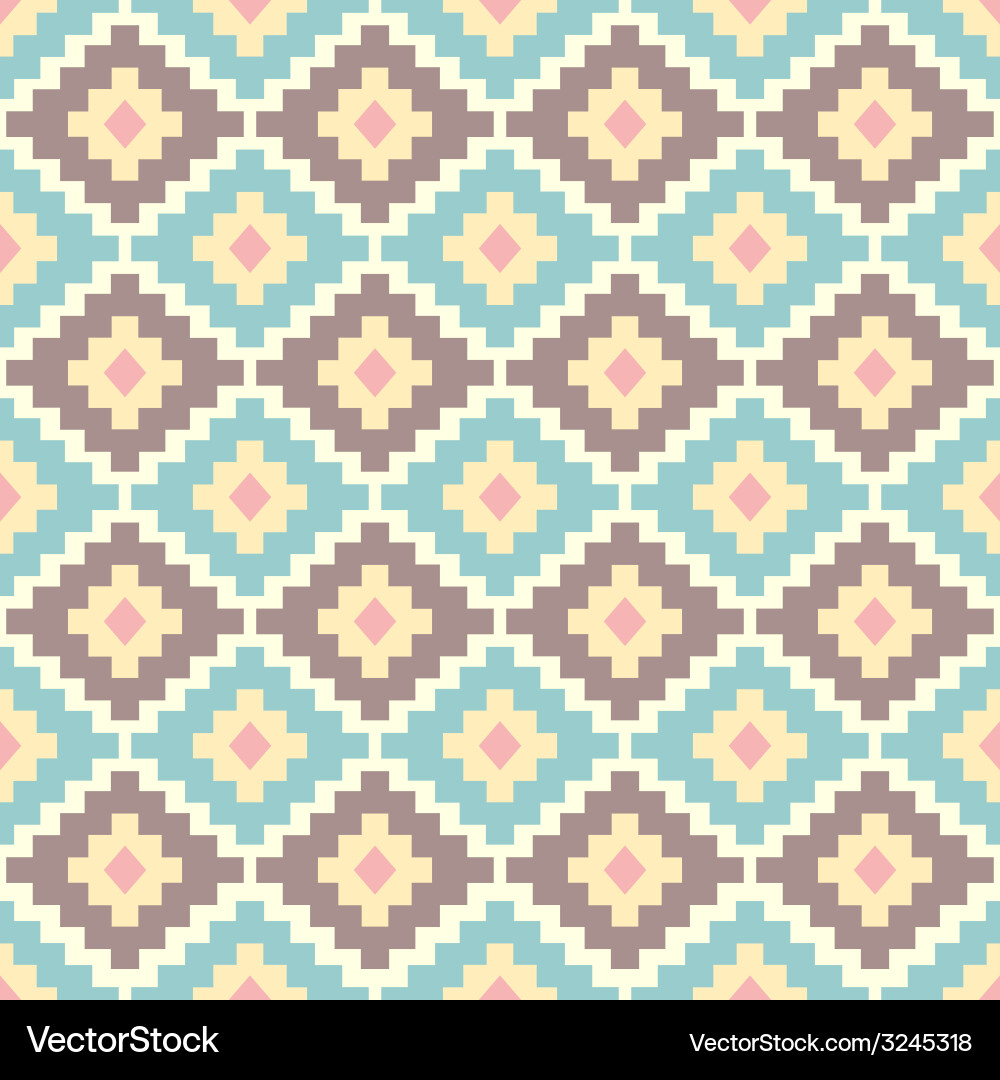 Seamless aztec pattern Royalty Free Vector Image