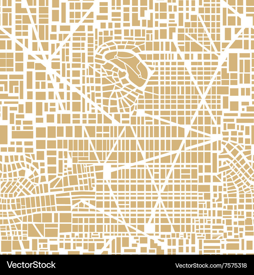 Seamless map city plan Royalty Free Vector Image