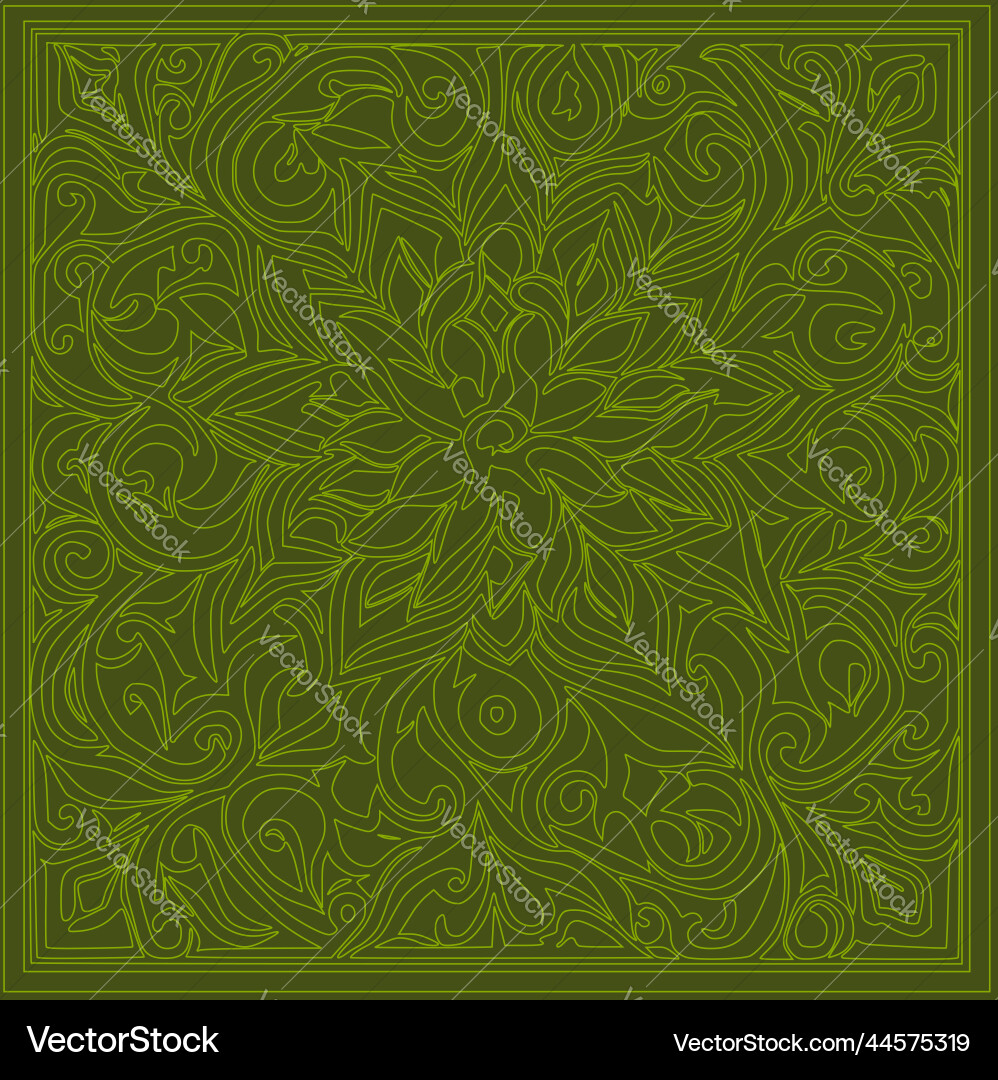 Floral tile background Royalty Free Vector Image