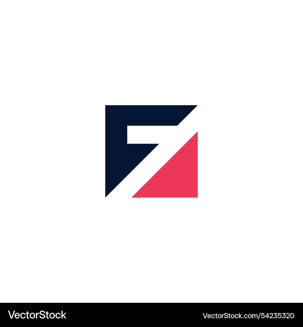 Fg logo initial design letter icon Royalty Free Vector Image