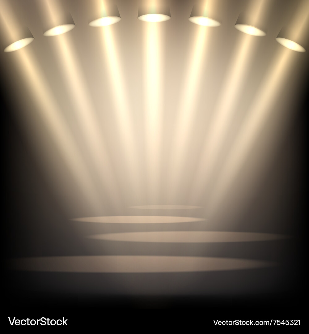 Empty stage background Royalty Free Vector Image