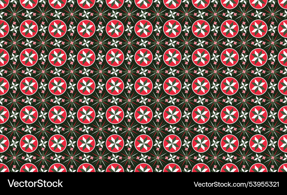 Ethnic-style seamless pattern tribal motif Vector Image