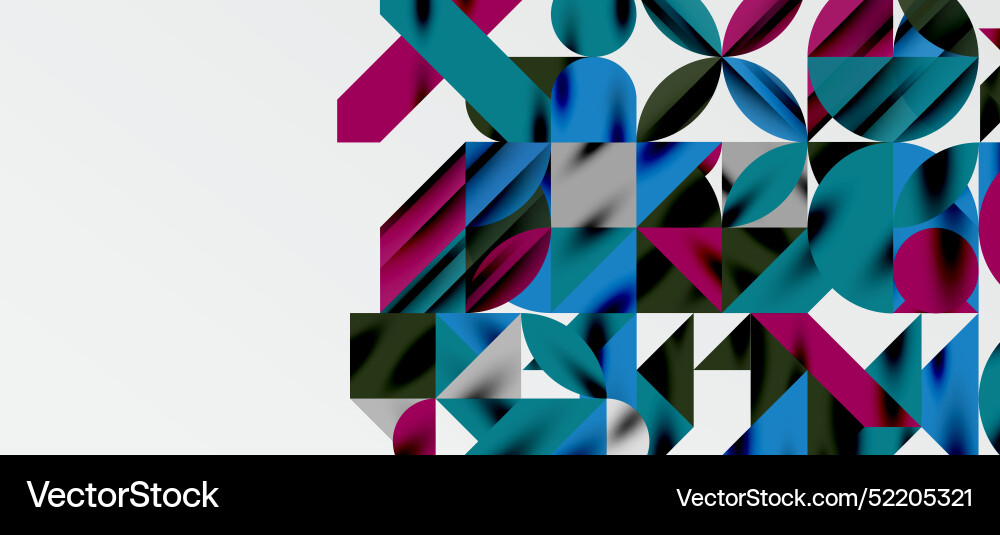 Geometric neo patterns abstract background Vector Image