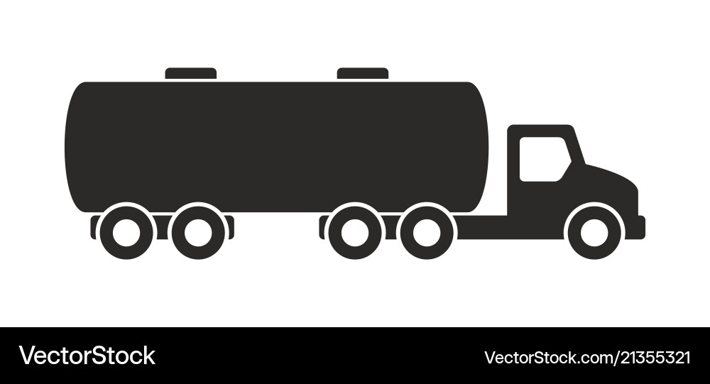 Tanker truck icon Royalty Free Vector Image - VectorStock