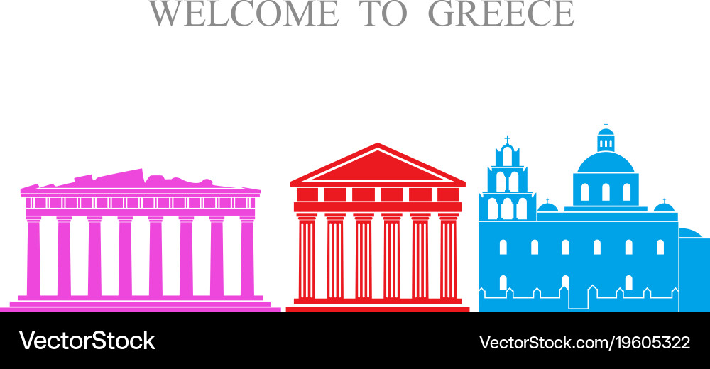 Greece Royalty Free Vector Image - VectorStock