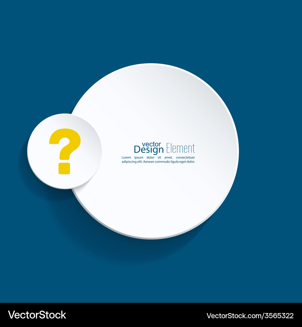 Question mark icon Royalty Free Vector Image - VectorStock