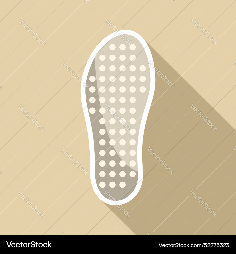 Orthopedic insole providing arch support Vector Image