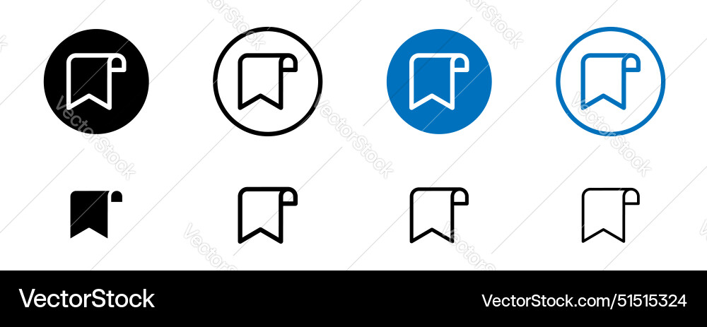 Bookmark icon Royalty Free Vector Image - VectorStock