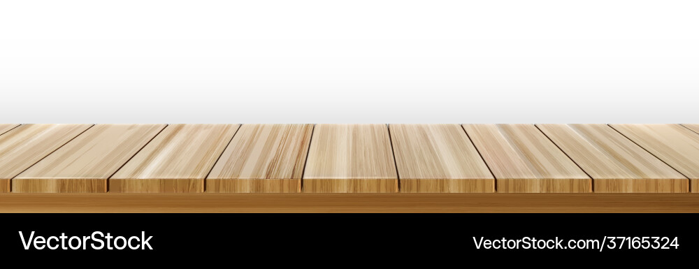 Large table top wooden texture from boards white Vector Image