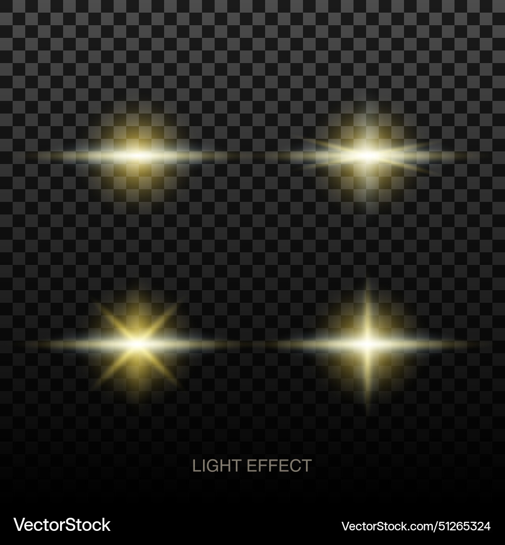 Lens flares and lighting effects Royalty Free Vector Image