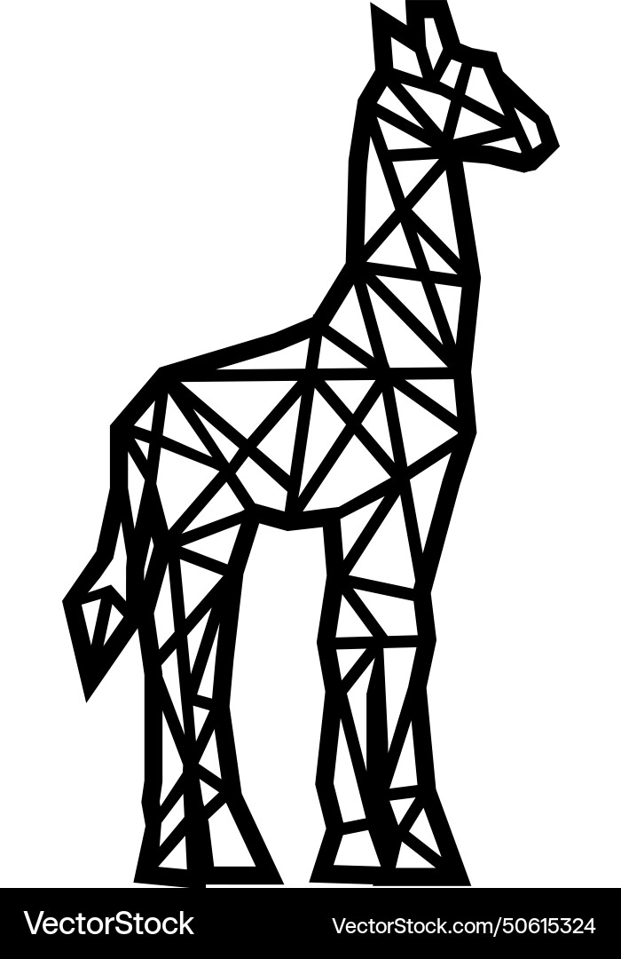 Line animals set decorative templates Royalty Free Vector