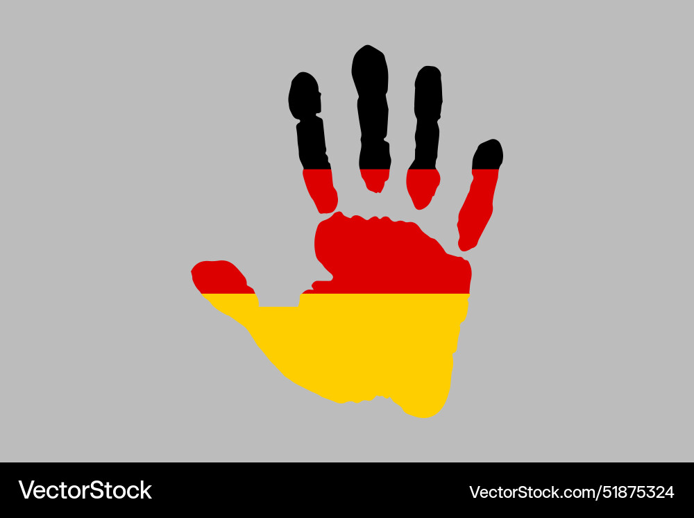 Peace for germany with flag Royalty Free Vector Image