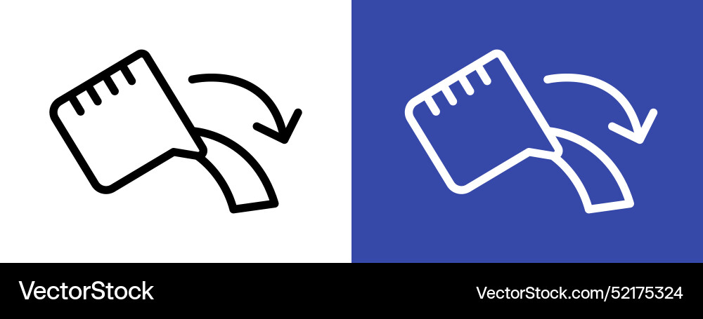 Pouring logo sign set outline Royalty Free Vector Image