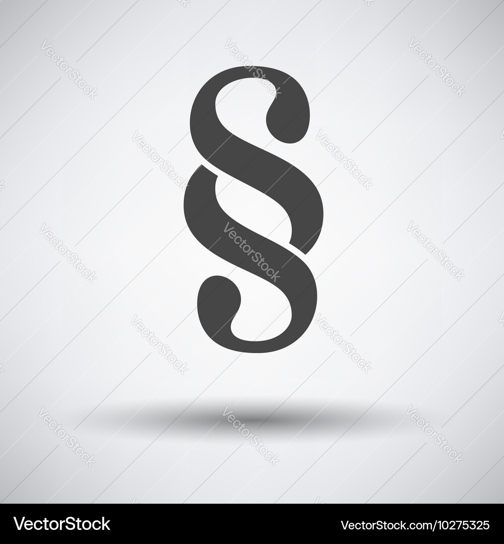 Paragraph symbol icon Royalty Free Vector Image