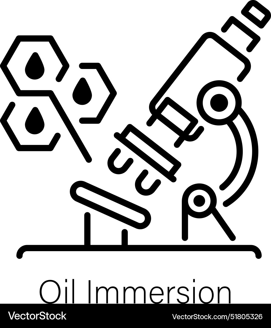 Oil immersion Royalty Free Vector Image - VectorStock