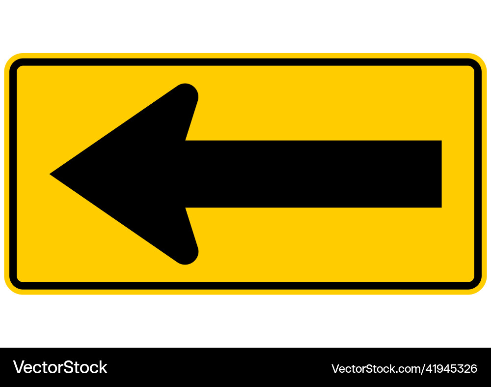 One way Royalty Free Vector Image - VectorStock