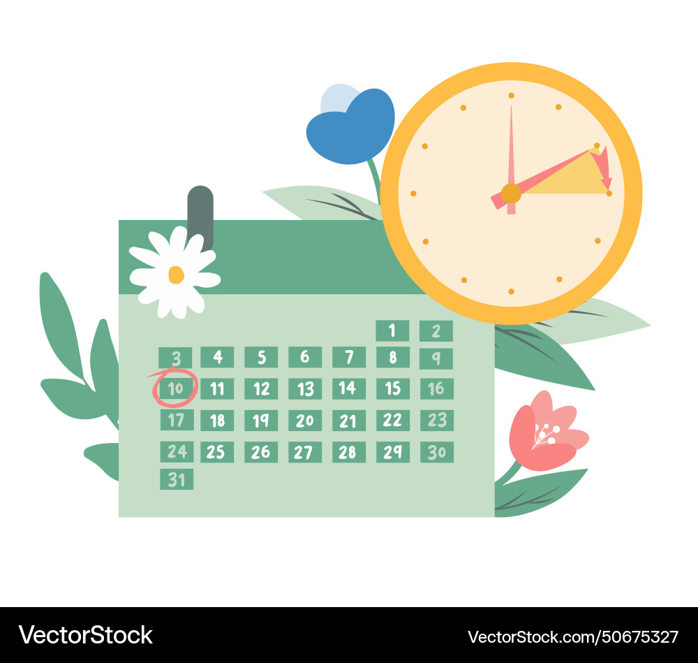 Spring forward in usa and canada 2024 change Vector Image