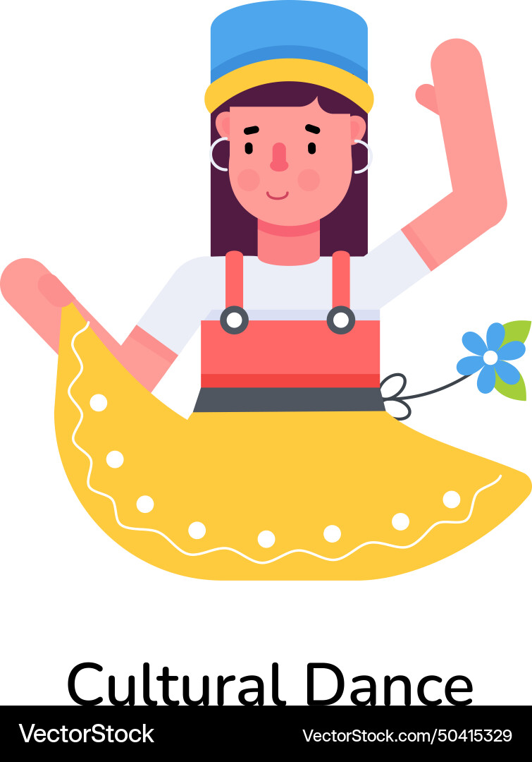 Cultural dance Royalty Free Vector Image - VectorStock