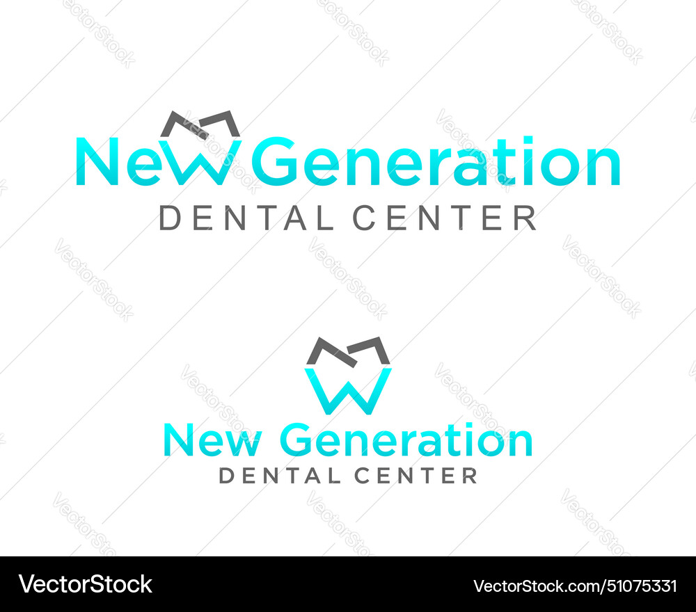 Dentist logo Royalty Free Vector Image - VectorStock