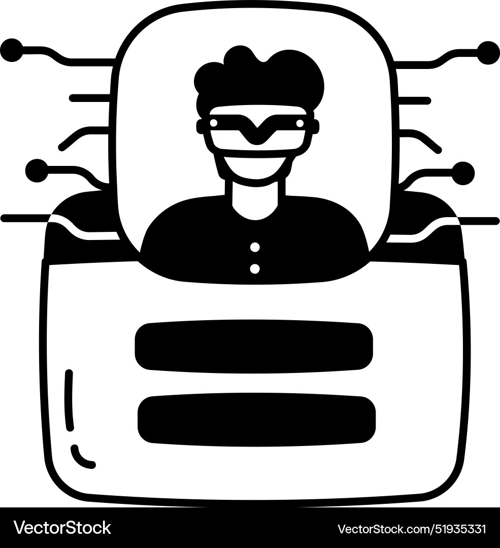 Digital identity Royalty Free Vector Image - VectorStock