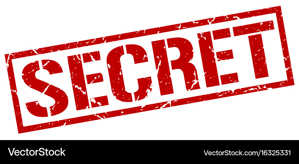 Secret stamp Royalty Free Vector Image - VectorStock