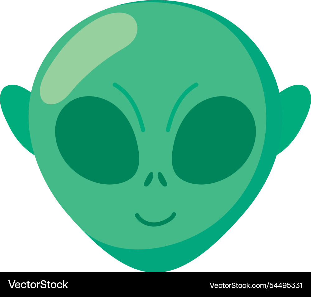 Space alien character Royalty Free Vector Image