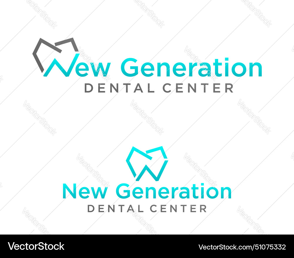 Dentist logo Royalty Free Vector Image - VectorStock