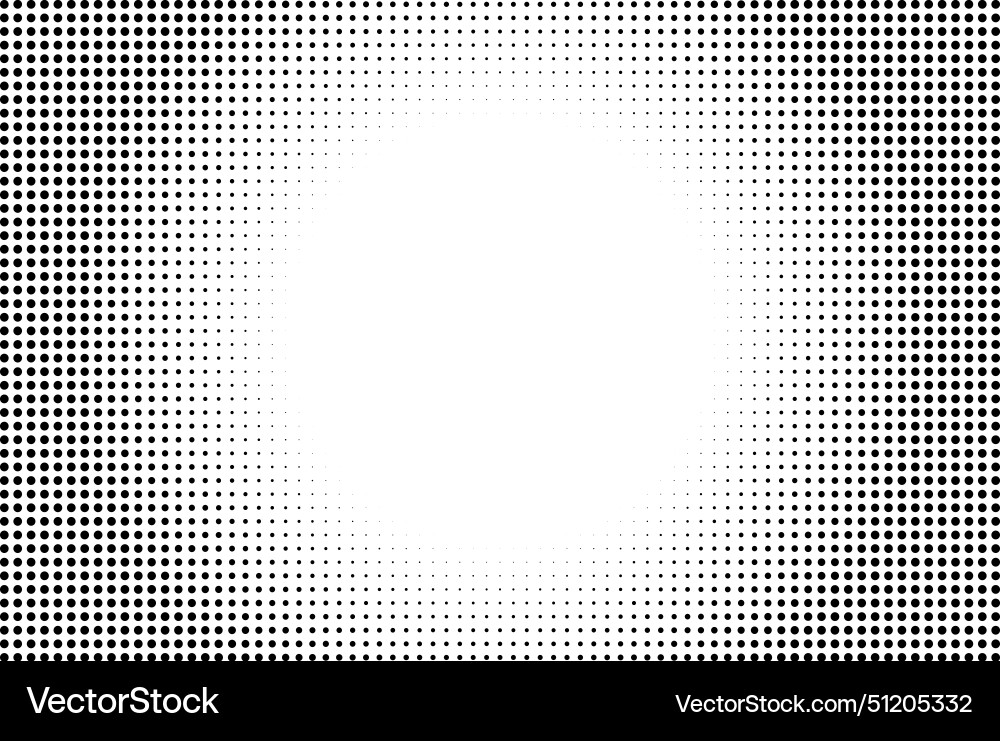 Halftone texture black background with dot pattern