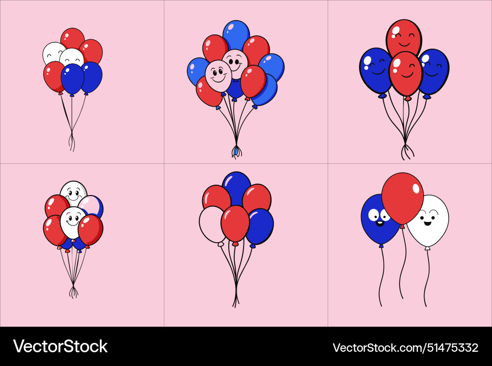 Print balloons Royalty Free Vector Image - VectorStock