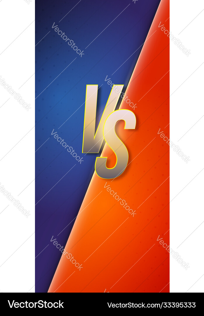 Background in versus style for fight Royalty Free Vector