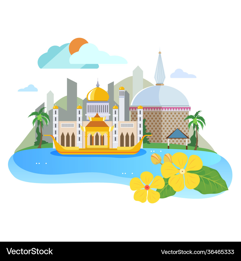 Brunei Flower Vector Images (49)
