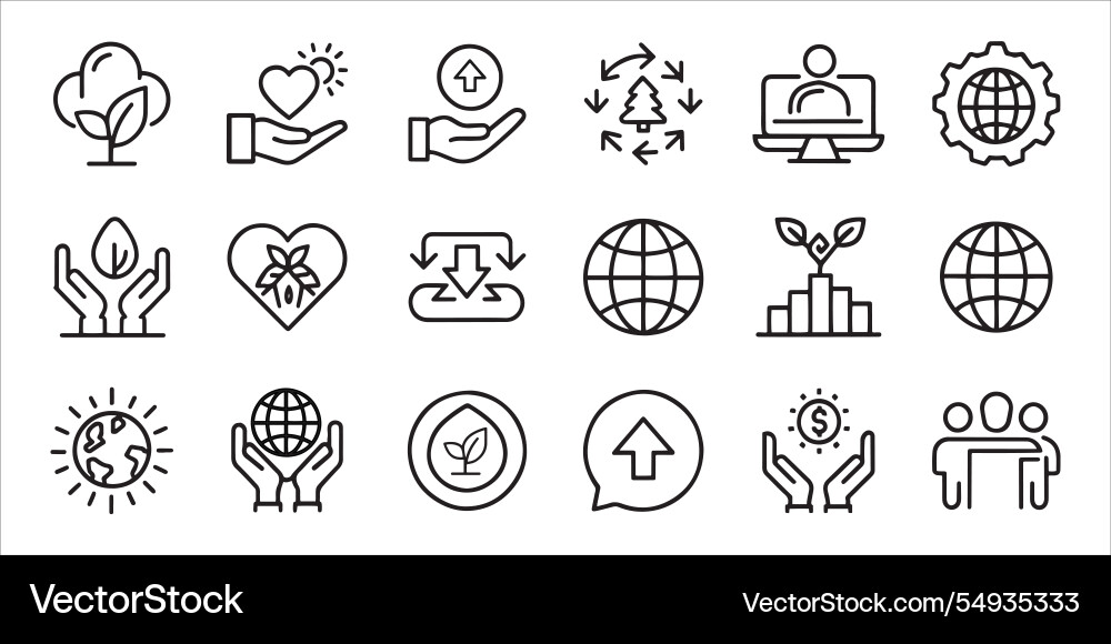 Csr corporate social responsibility Royalty Free Vector