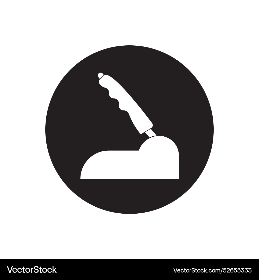 Handbrake symbol icon Royalty Free Vector Image