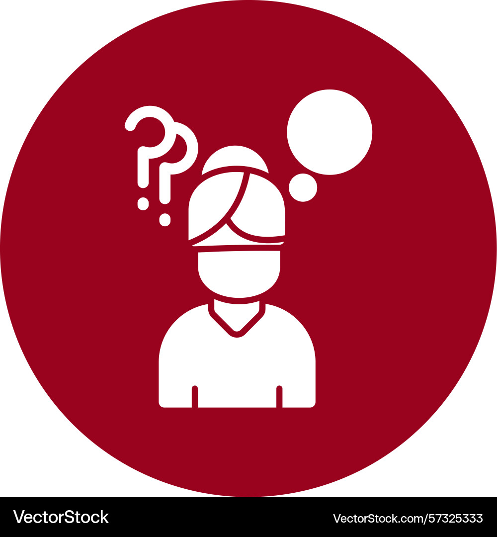 Mean glyph circle icon Royalty Free Vector Image