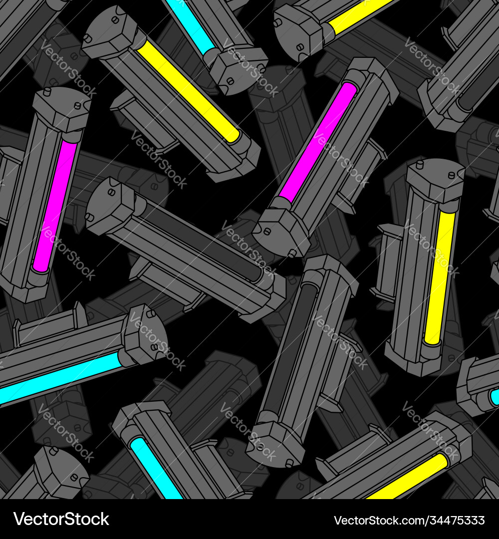 Printer toner cartridge cmyk pattern seamless Vector Image