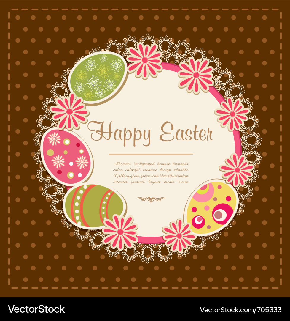 Spring Easter Celebration Background Royalty Free Vector