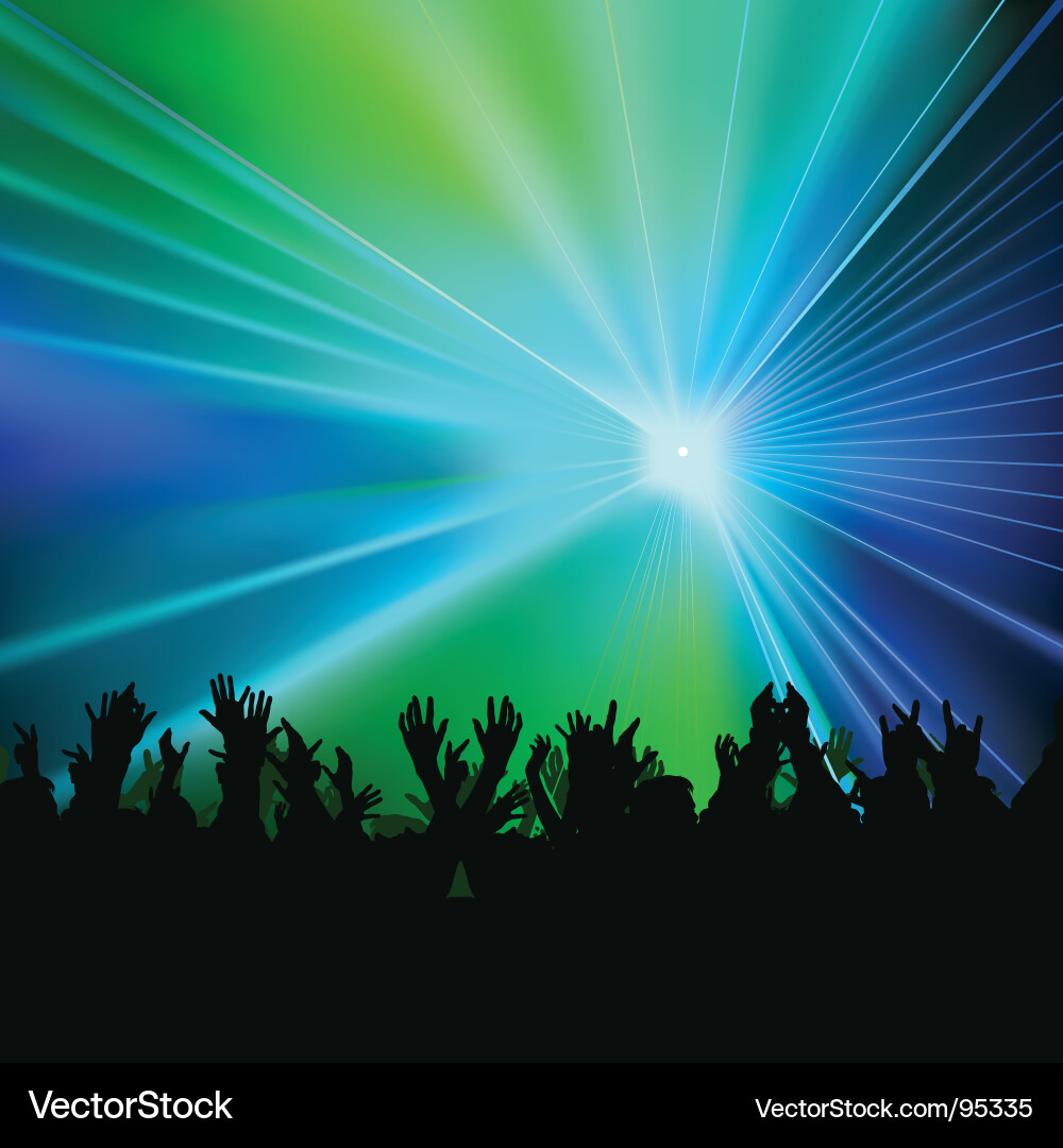 Disco lights Royalty Free Vector Image - VectorStock