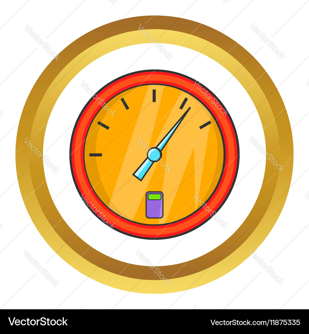 Indicator fuel device icon Royalty Free Vector Image