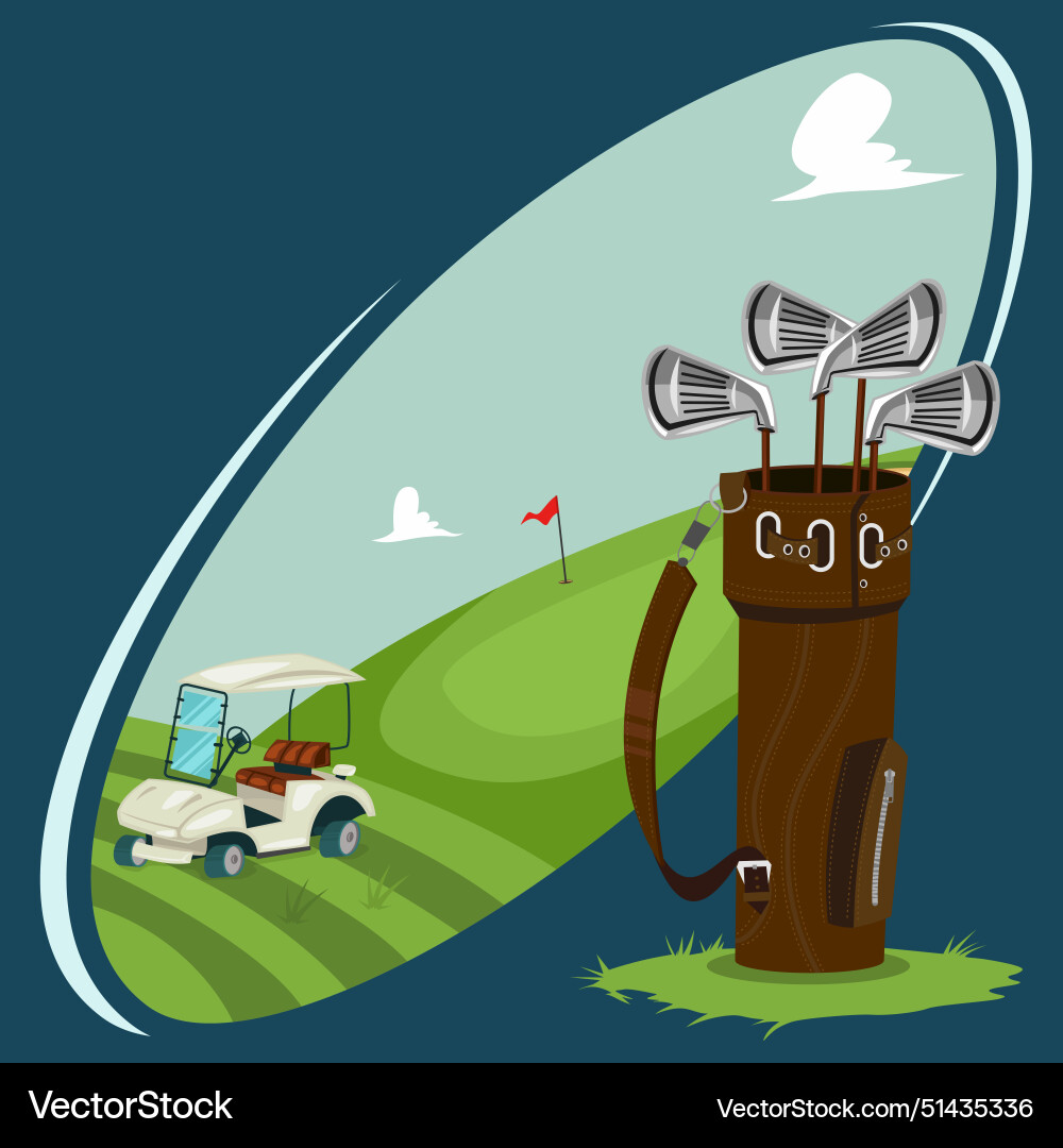 Golf club Royalty Free Vector Image - VectorStock